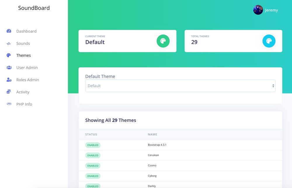jeremykenedy/laravel-soundboard:An open source Laravel Soundboard with ...